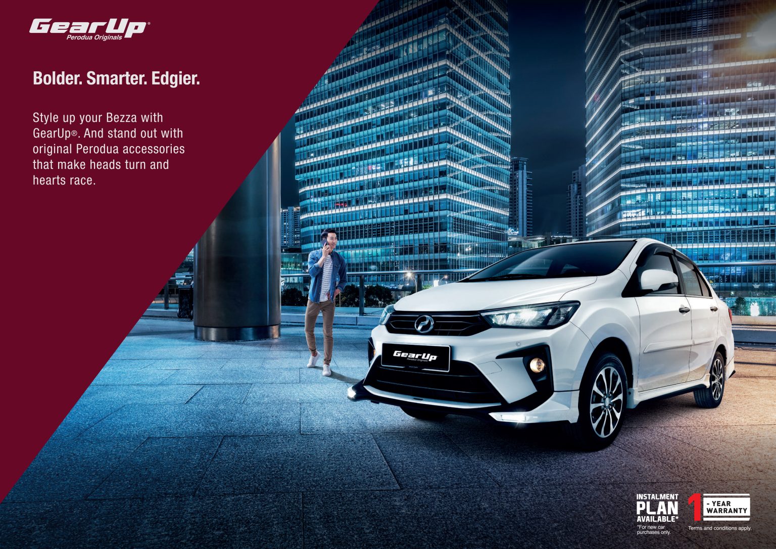 Aksesori Gear Up Perodua Bezza untuk Gaya & Keselesaan