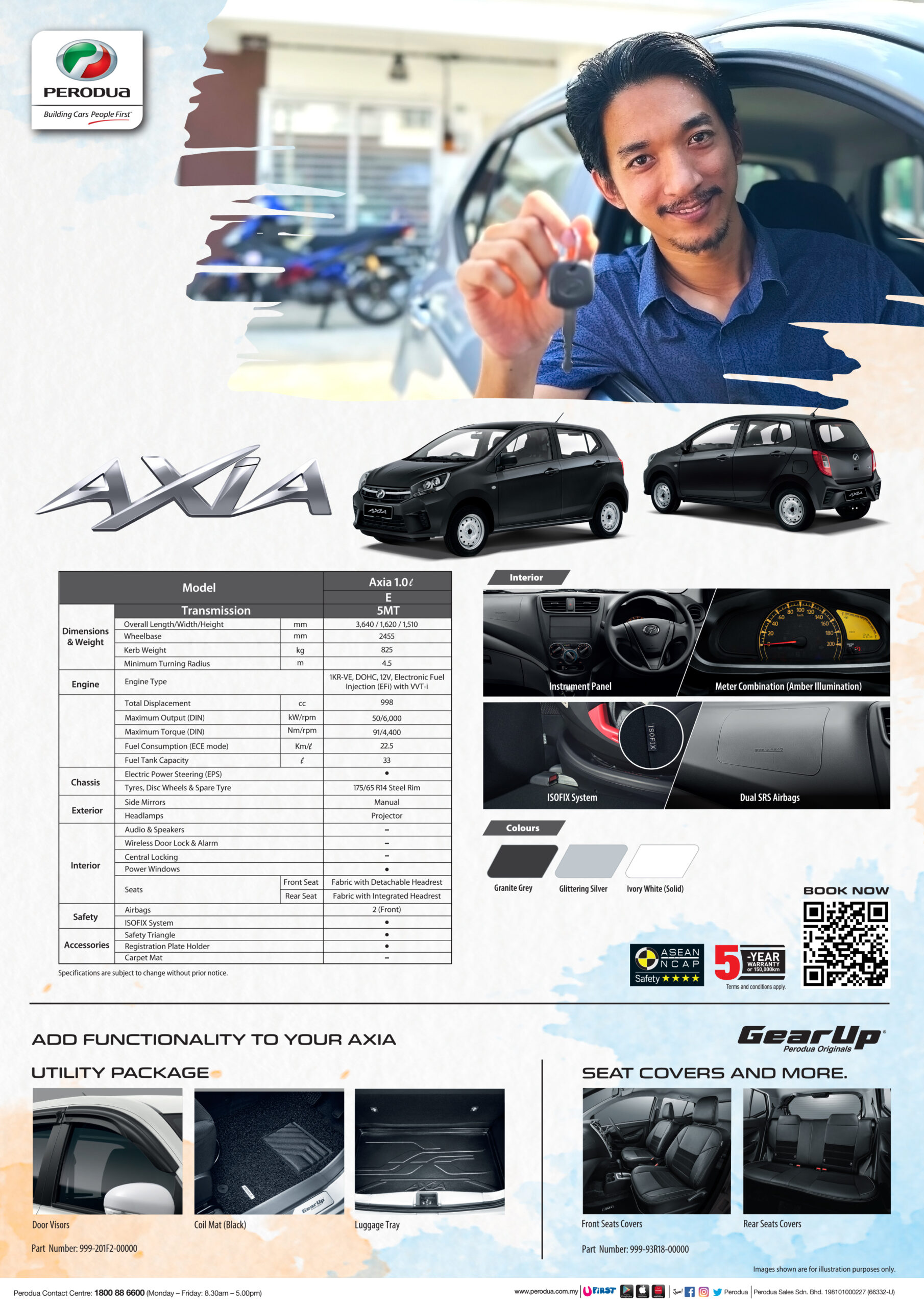 Perodua Axia 2026 Harga Promosi, Spesifikasi, Warna, Ciri Keselamatan ...