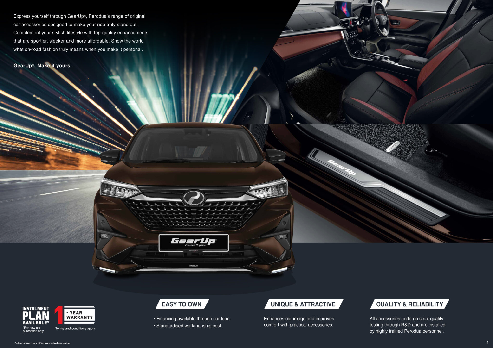 GearUp Alza 2024 | Aksesori & Bodykit Original Perodua Malaysia