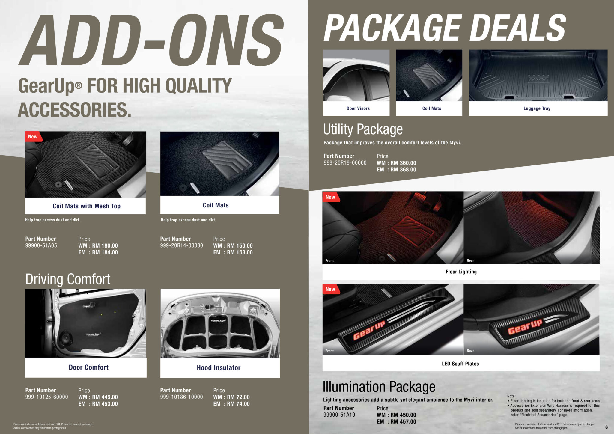 GearUp Myvi 2025 | Aksesori & Bodykit Original Perodua Malaysia